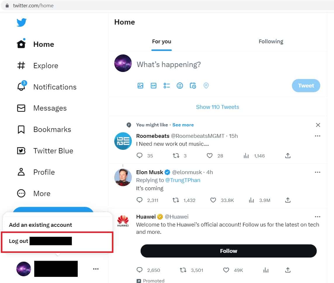 How to Log Out of Twitter in 4 Easy Steps - Greenlit Content