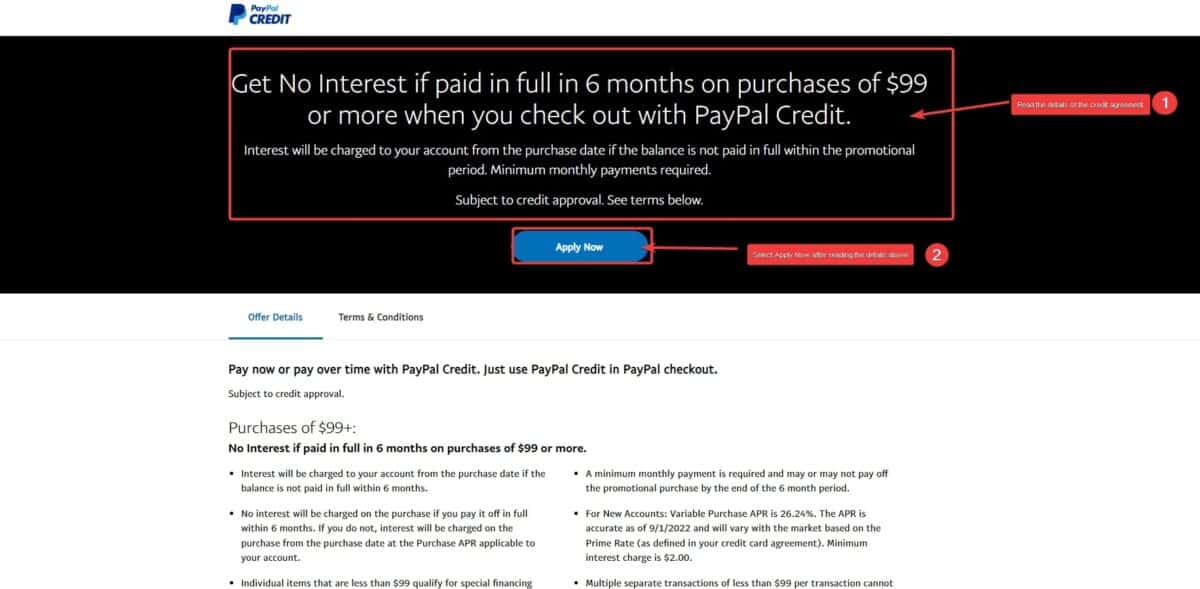 How To Use Paypal Credit: In 10 Steps, With Photos - Greenlit Content