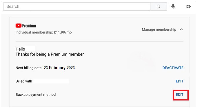 How to Change Your Billing and Payment Settings on YouTube - Greenlit ...