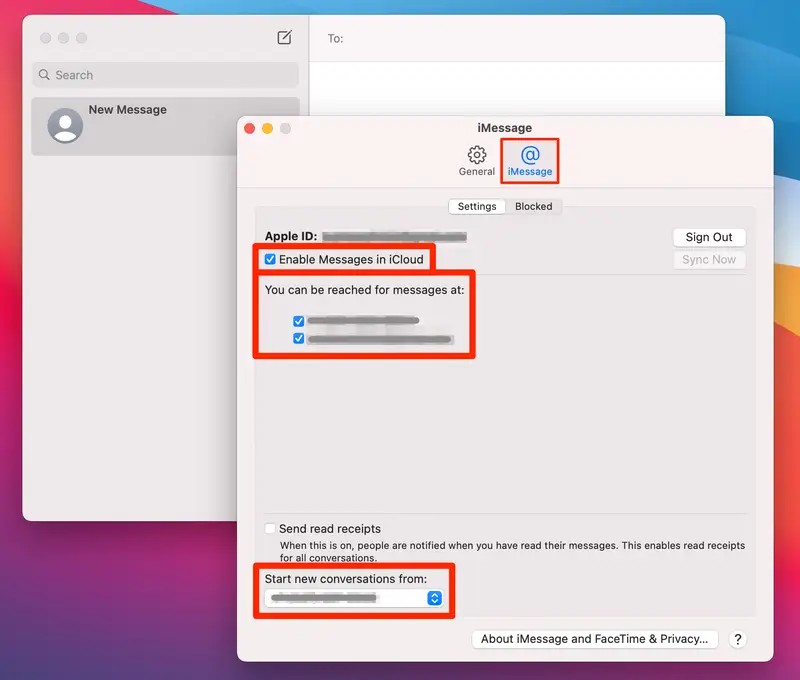 How to Set Up iMessage on Mac, With Photos - Greenlit Content