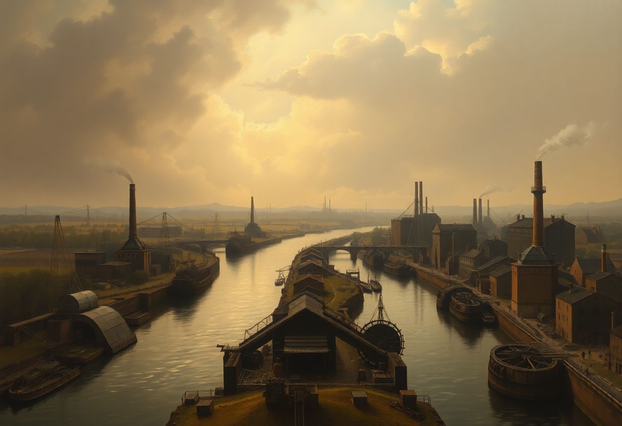 How Access to Oceans and Rivers Propelled Britain's Industrial ...
